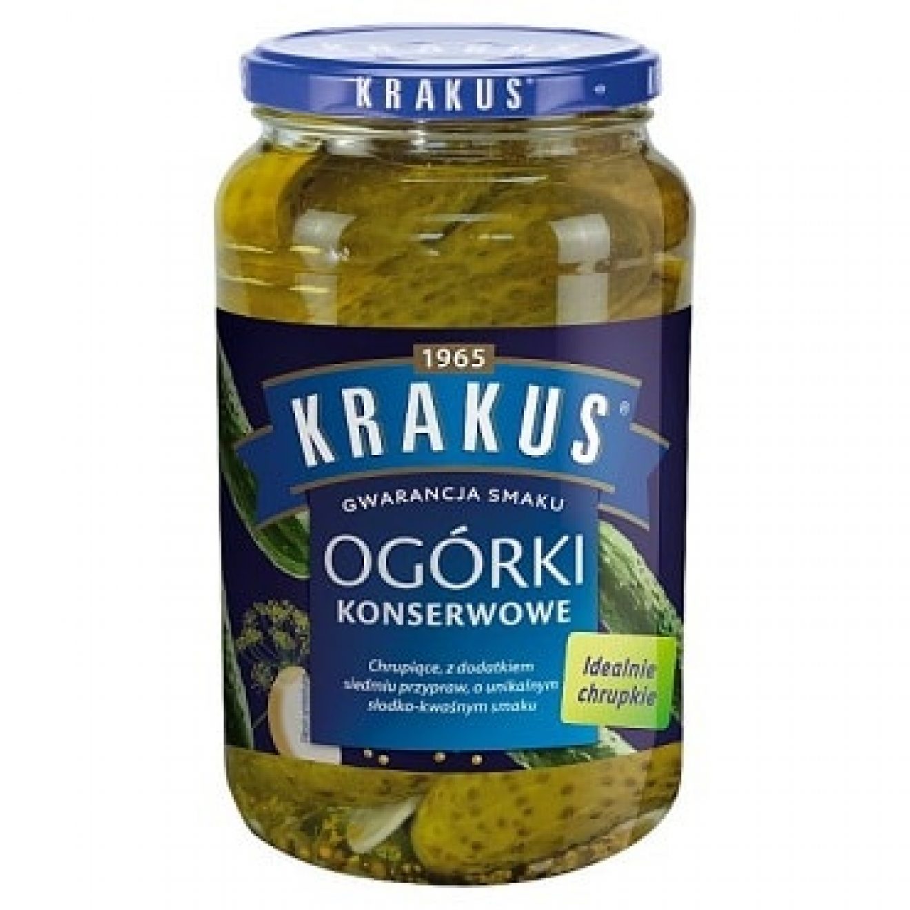 Krakus Ogórki konserwowe 920g | Cornichon polonais aigre-doux