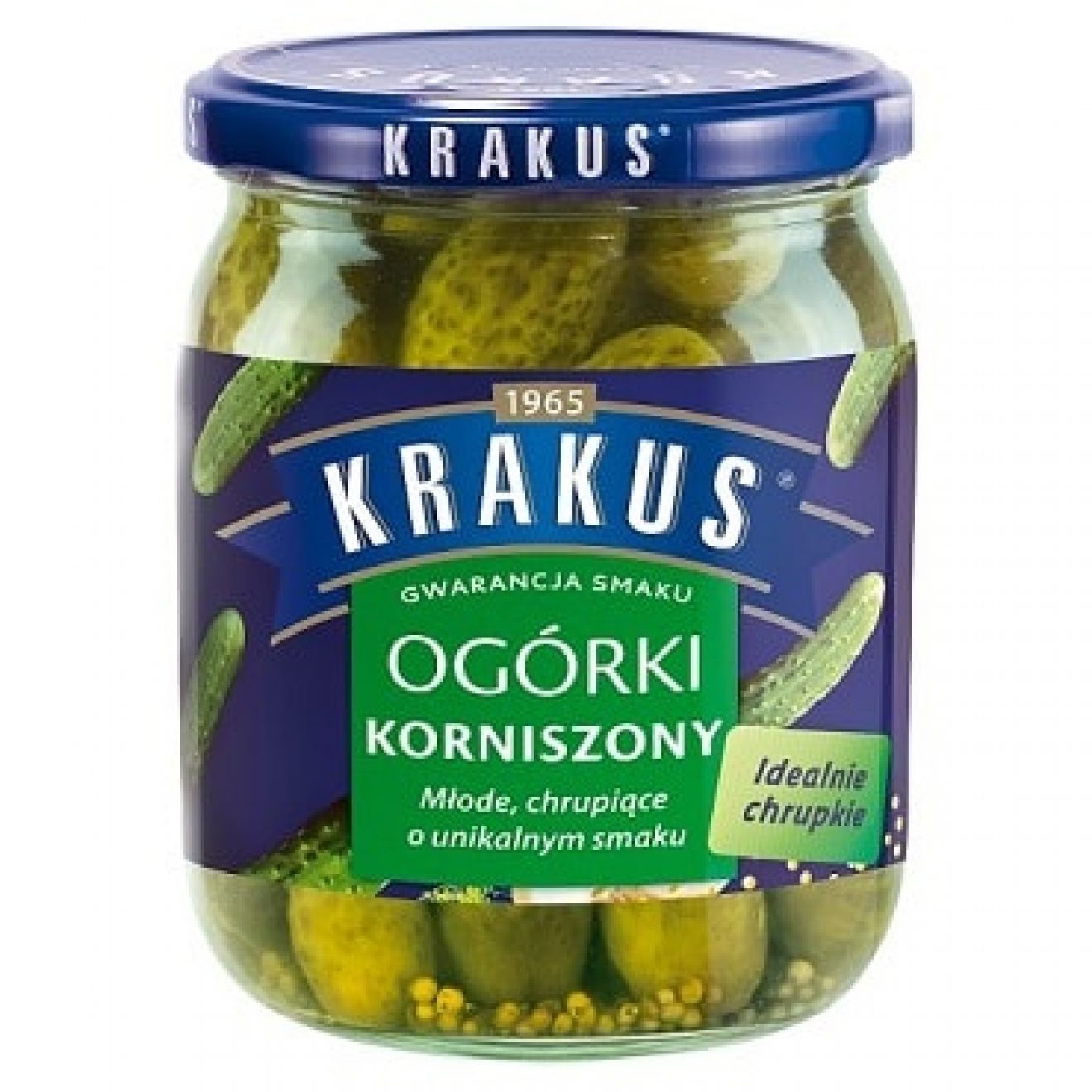 Krakus Ogórki korniszony 500g | Petit Cornichon polonais aigre-doux